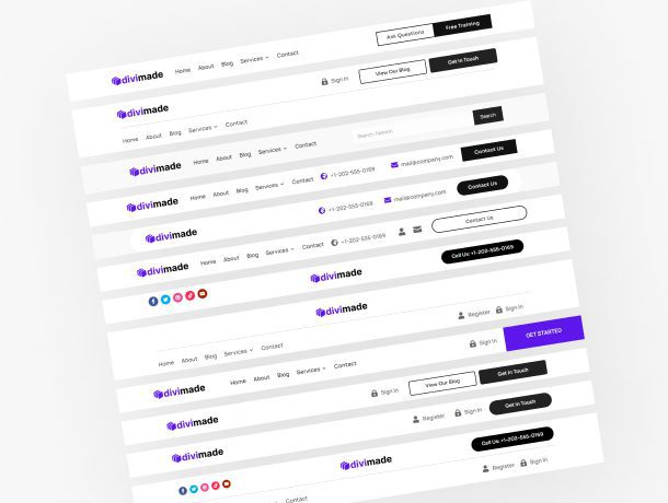 Section Pack - DiviMade
